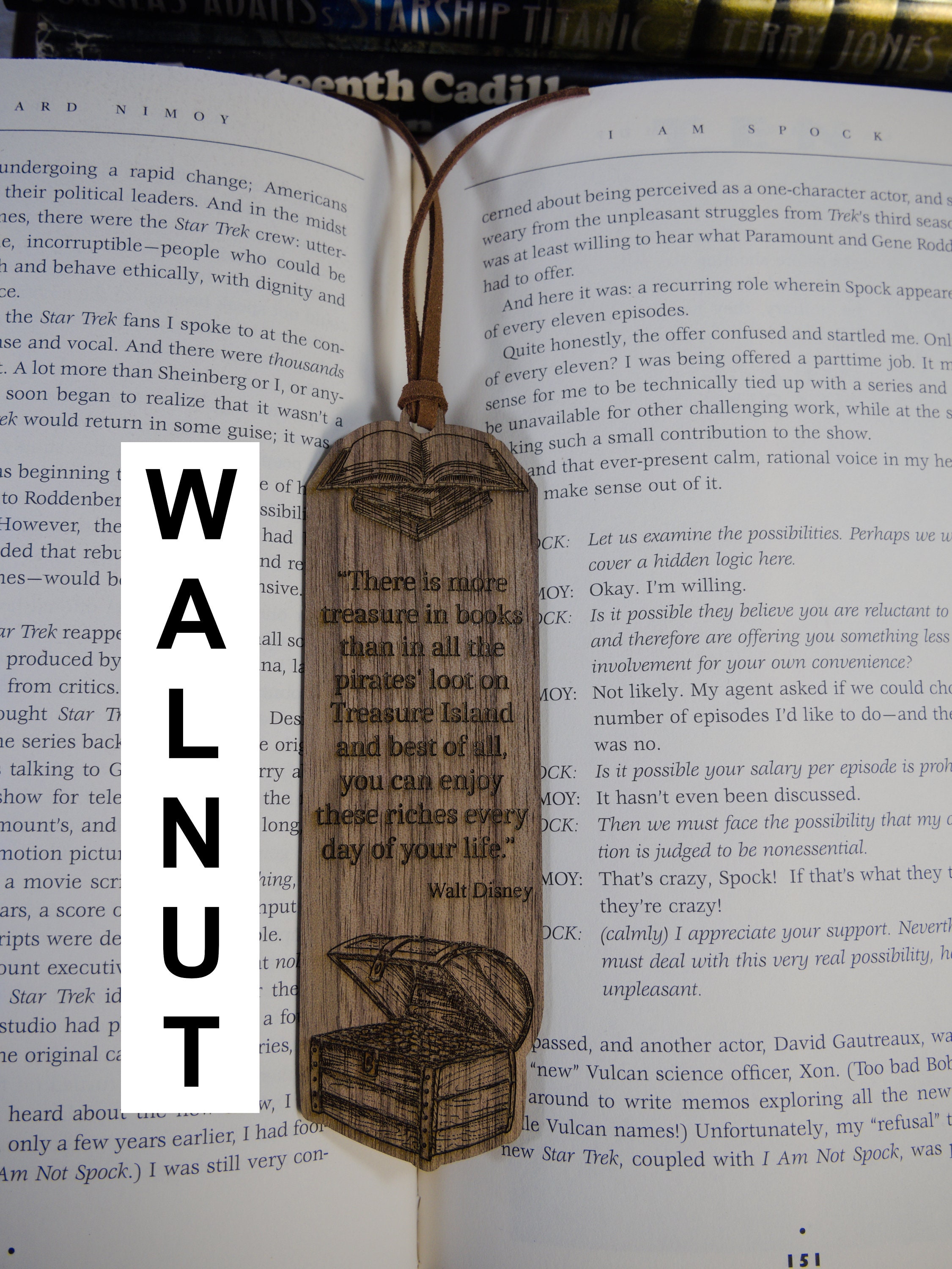 Wooden Bookmarks Laser Engraved Quotes About Books Personalize - Etsy