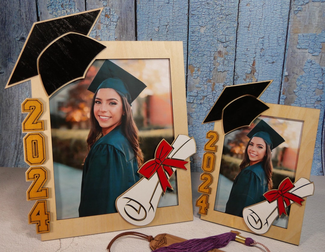Graduation 2024 Picture Frame 8x10 5x7 Layered Laser Cut - Etsy
