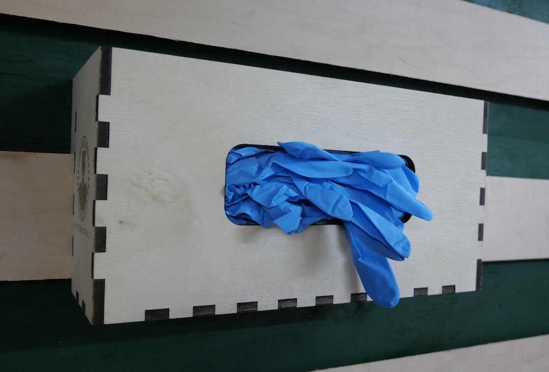 French Cleat Mount Glove or Tissue Box Holder and Dispenser ...