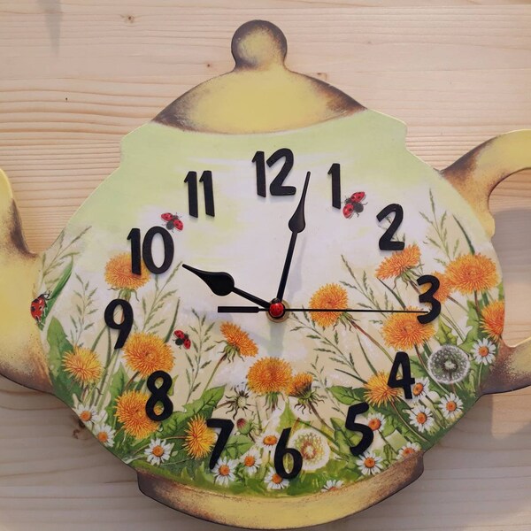Teapot Clock - Etsy
