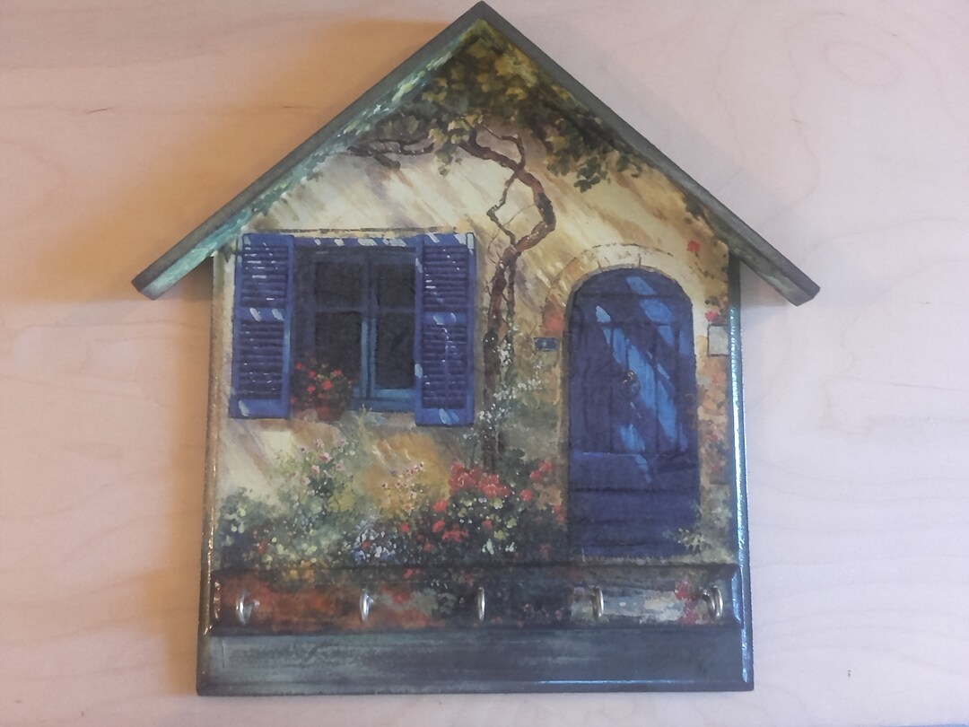 Wood Key Holder, House Key Holder, Cute Key Holder, Entryway Organizer ...