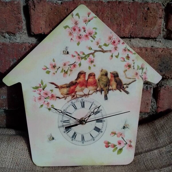 Bird Clock - Etsy