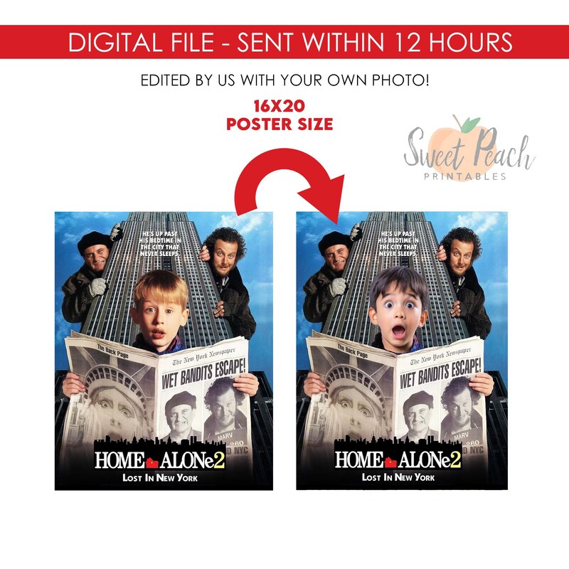 Home Alone 2 Movie Poster - Etsy