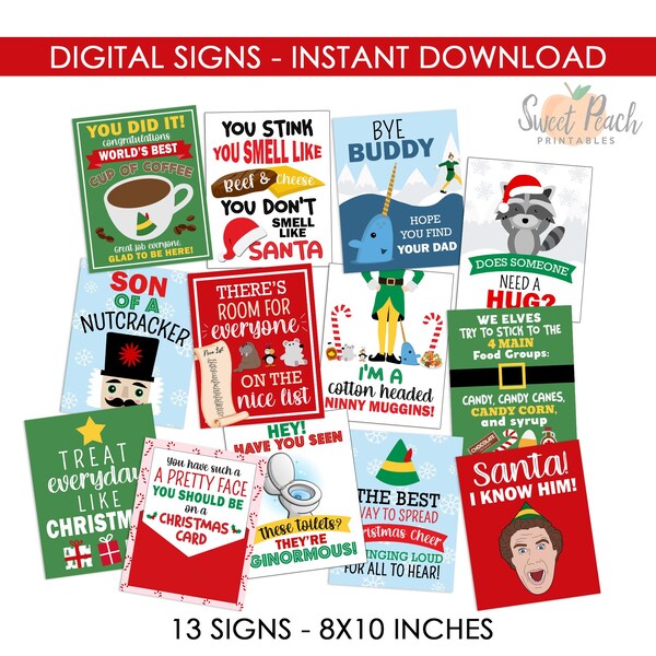 Elf the Movie Printable - Etsy