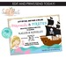Editable Bull Ride Birthday Invite Invitation 5x7 Digital Instant ...