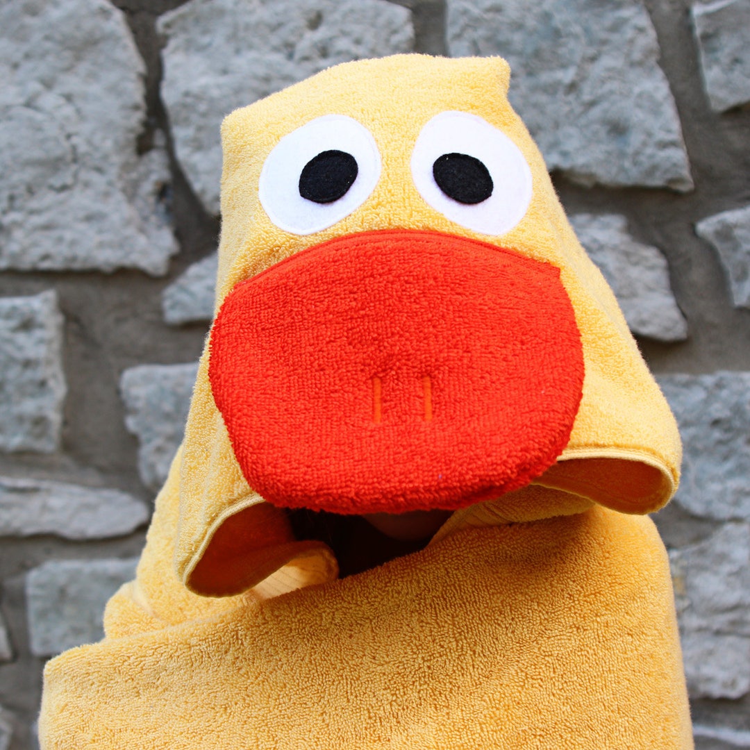 Duck Adult Hooded Towel / Personalized Gift / Large Hooded Towels ...