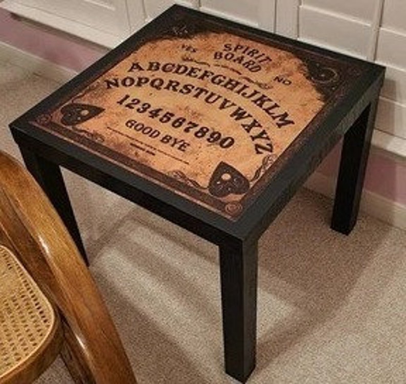 Custom Spirit Board Ouija Side End Table Halloween Goth Decor - Etsy