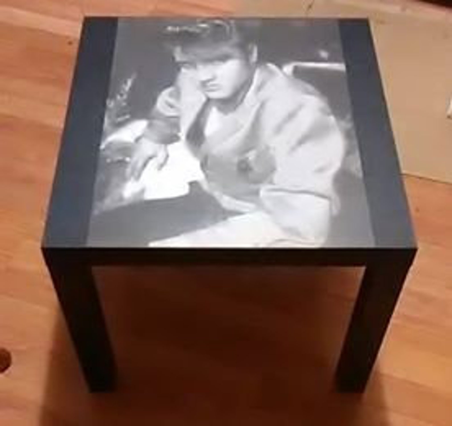 Sugar Coated Custom Made Elvis Presley Side End Table! Gorgeous! Great ...