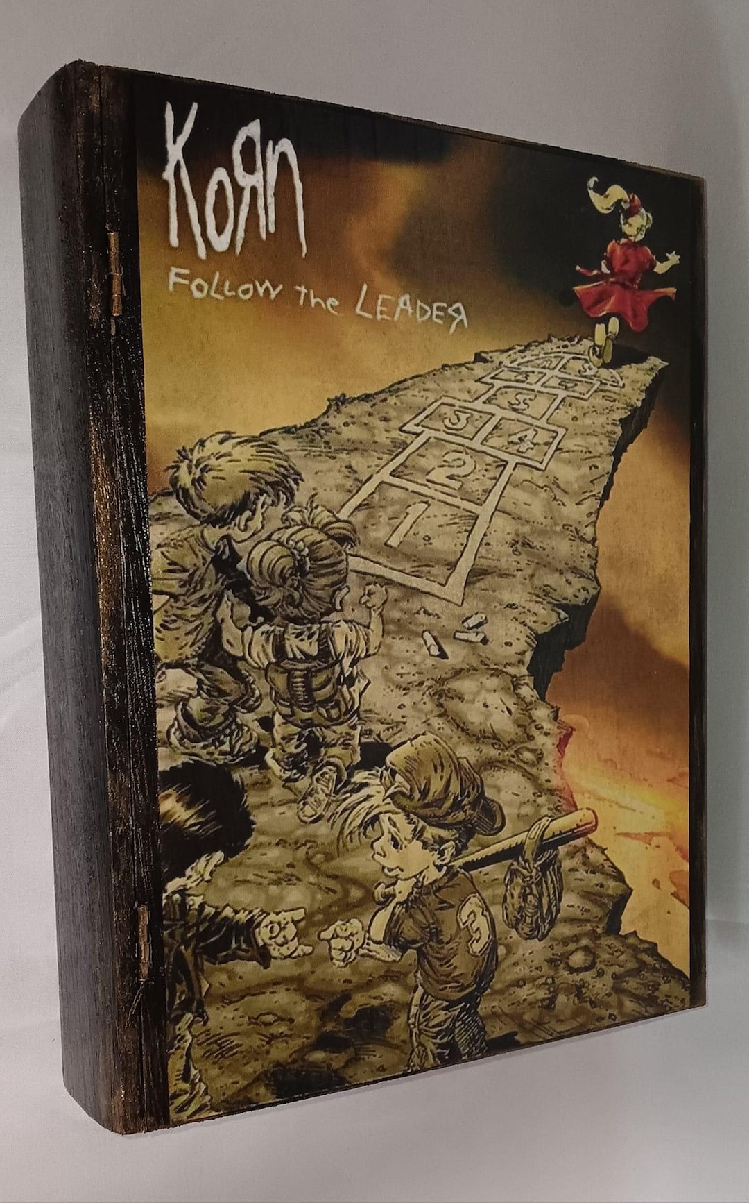 Custom Made Korn Band Wooden Stash Book Coffee Table Book Hideaway ...