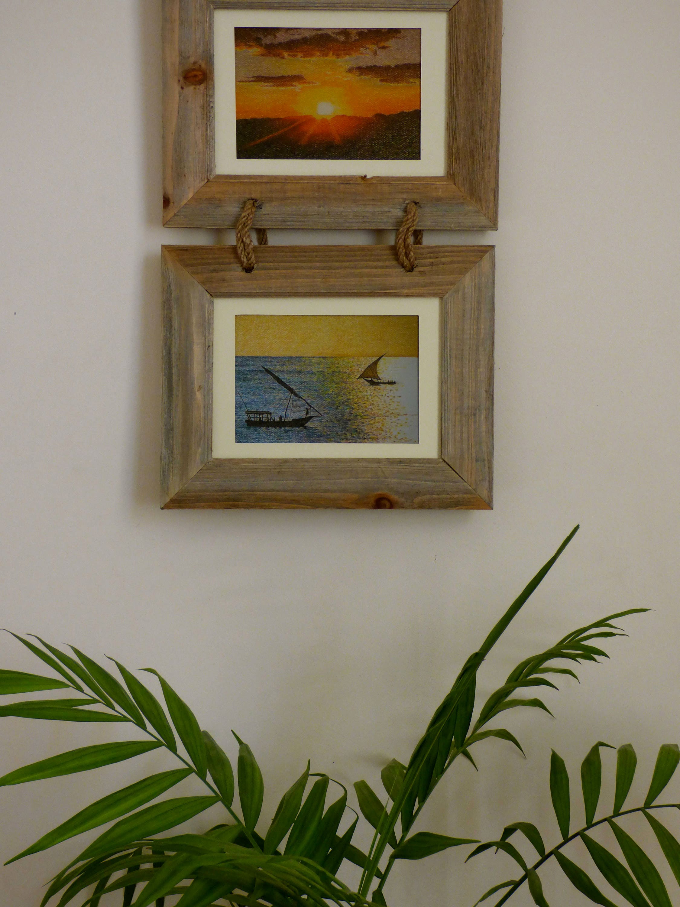 Framed Beach Prints, Triple Frames, Sunset Art, Framed Wall Art ...