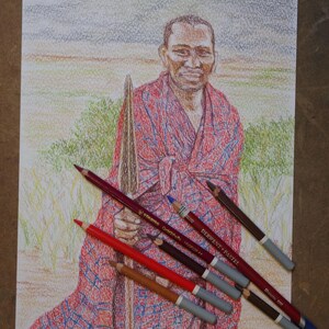 Maasai Portrait Art, Original Africa Art, African Figure Painting ...