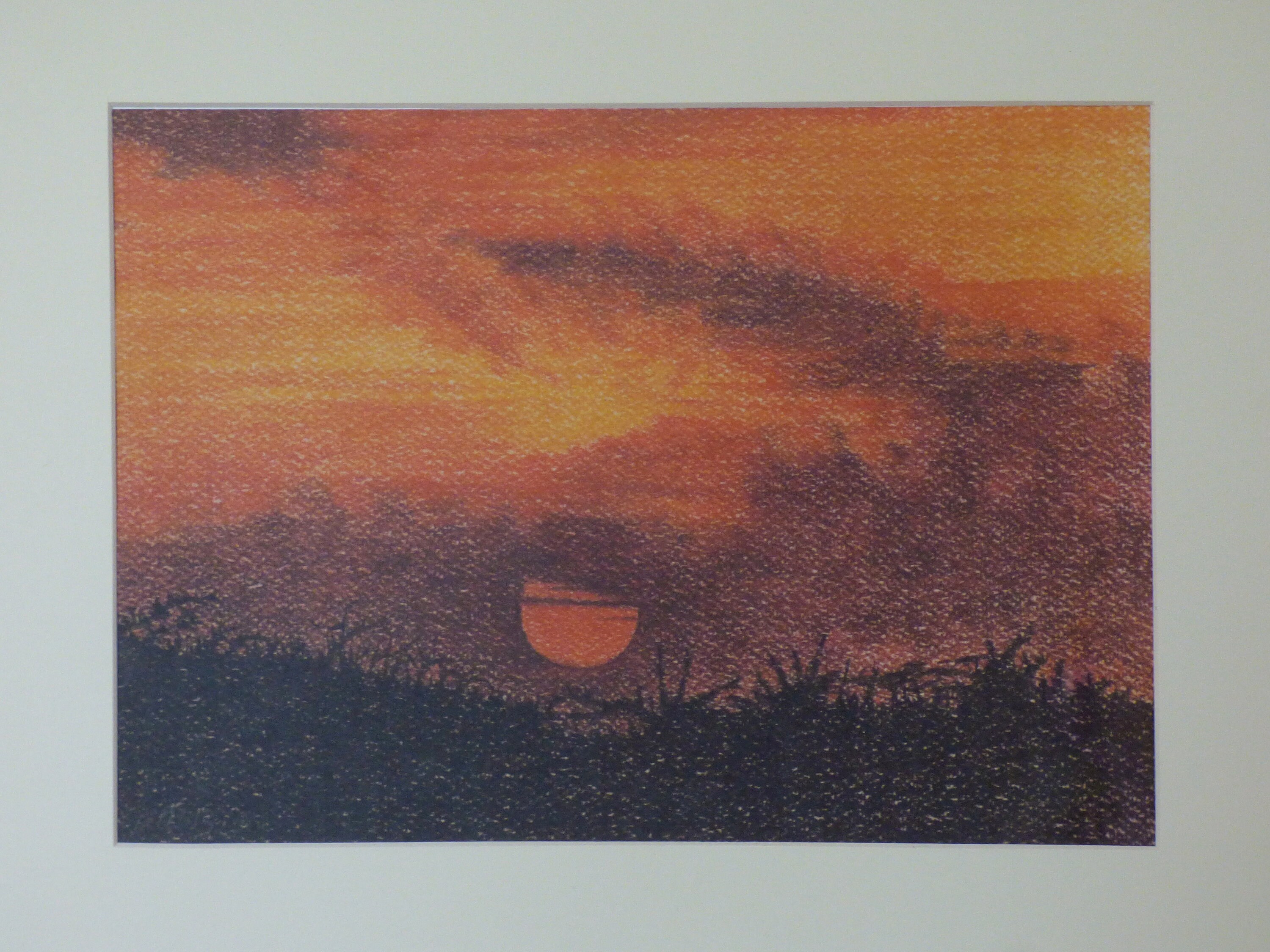 African Sunset Art Print, Serengeti Painting, Africa Artwork, African ...