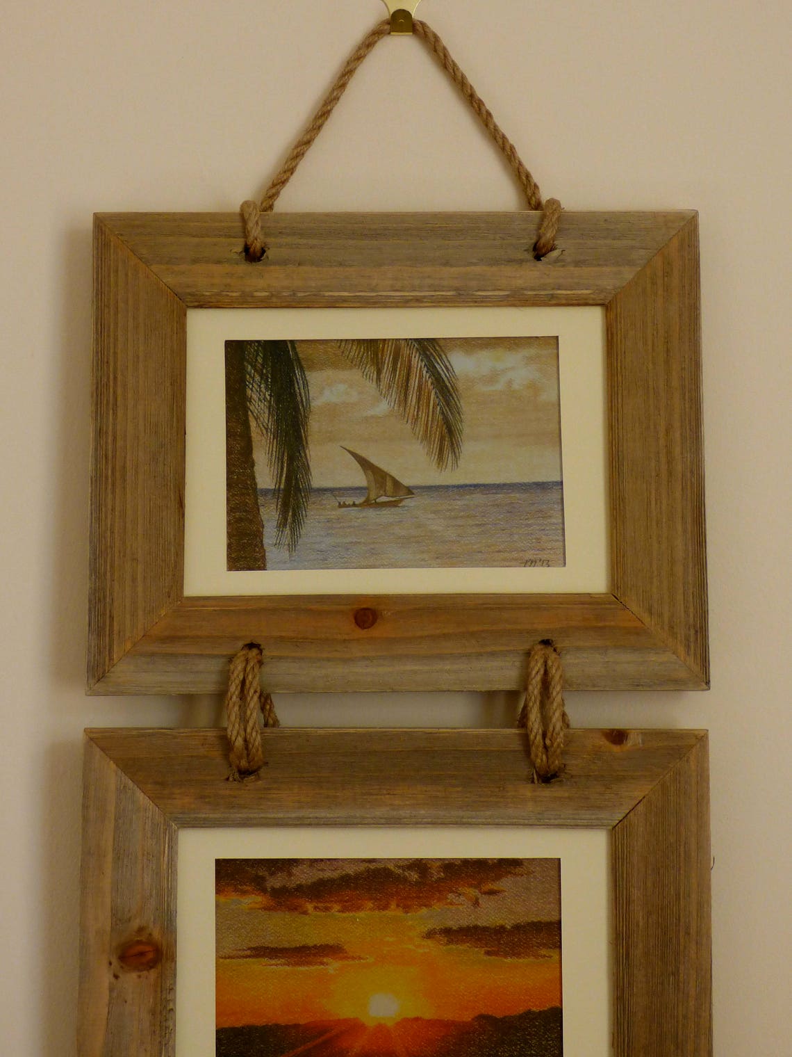 Framed Beach Prints, Triple Frames, Sunset Art, Framed Wall Art ...