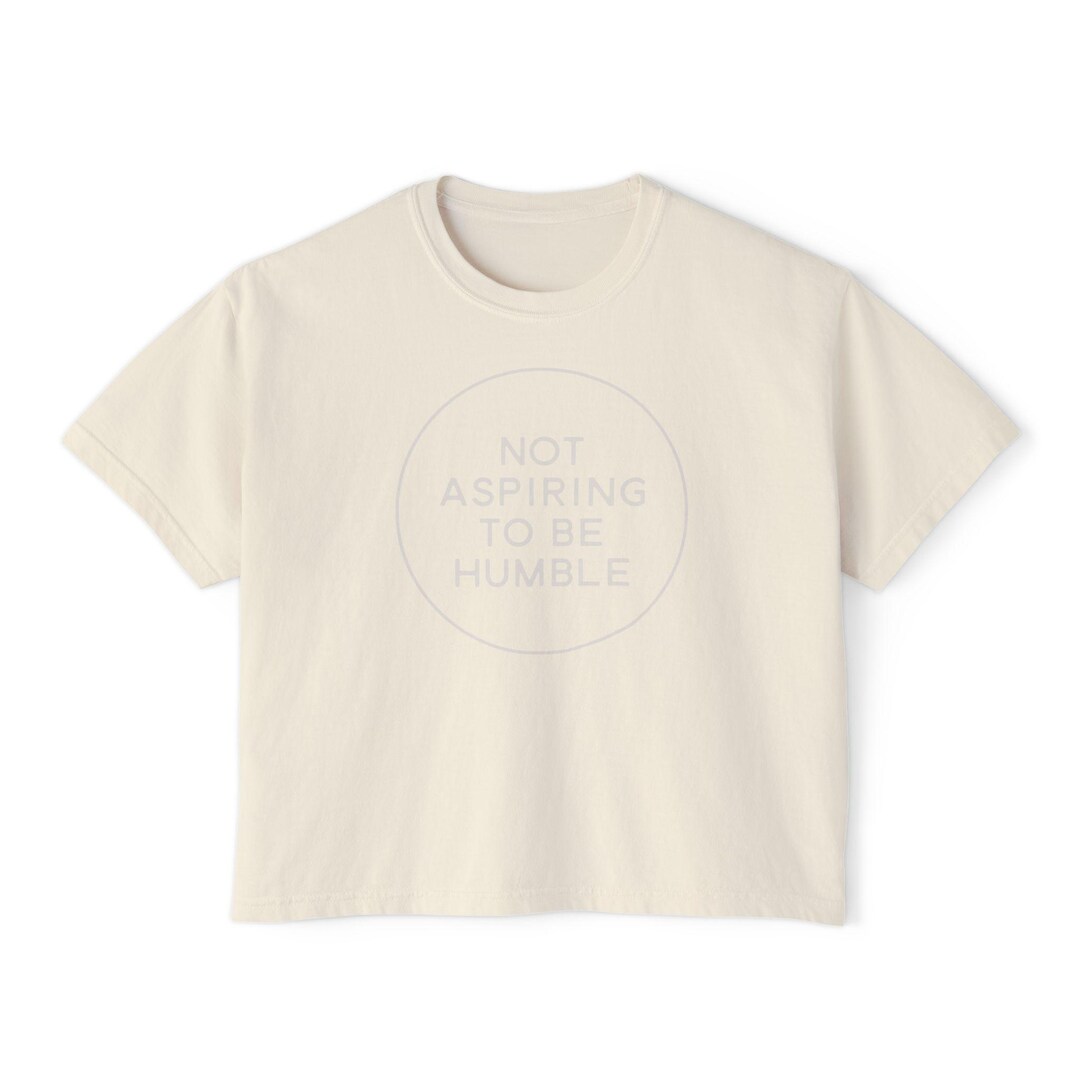 Copy of NOT DEMURE ENOUGH Women's Boxy Tee - Etsy