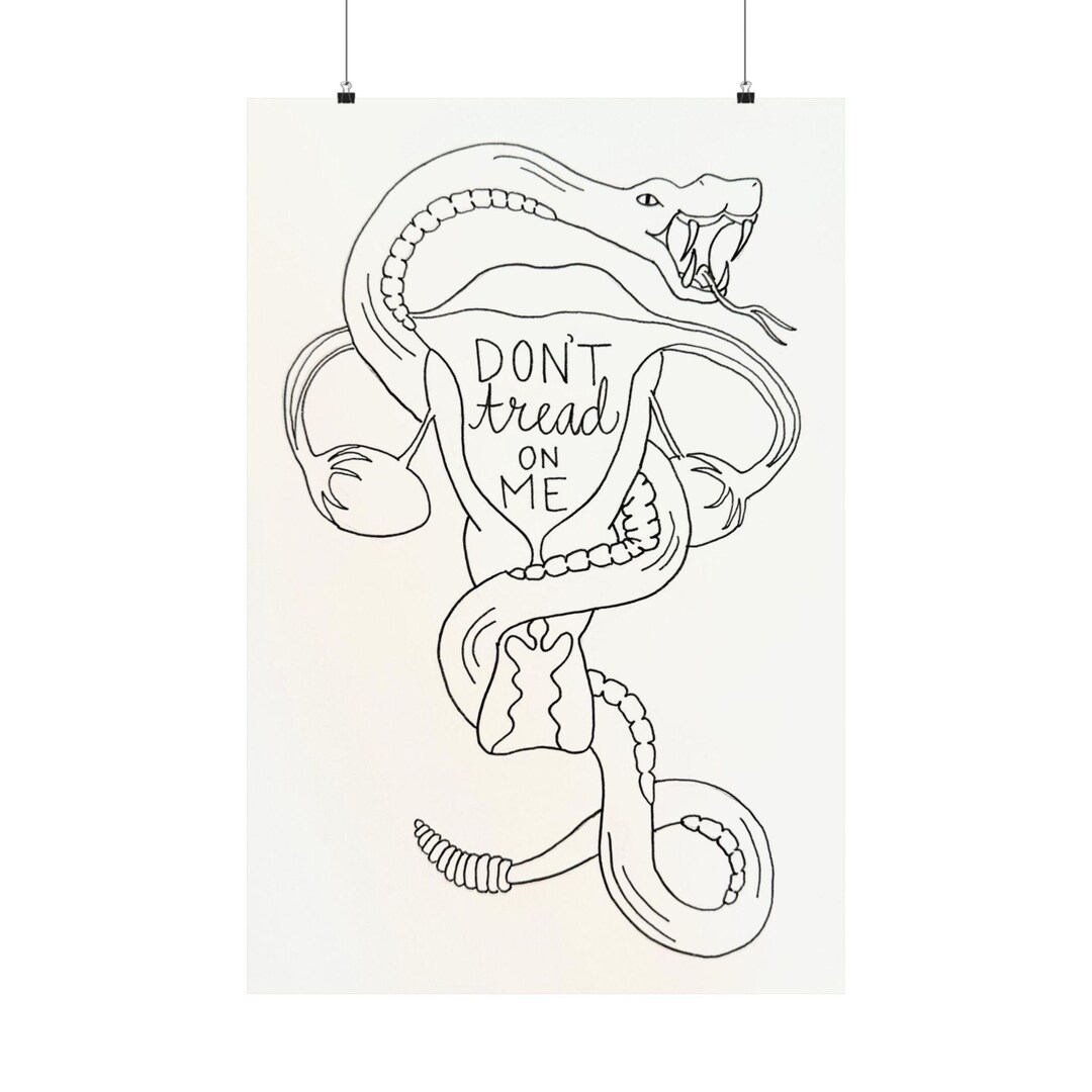Don't Tread on Me Matte Vertical Posters by Dissent Designs ...