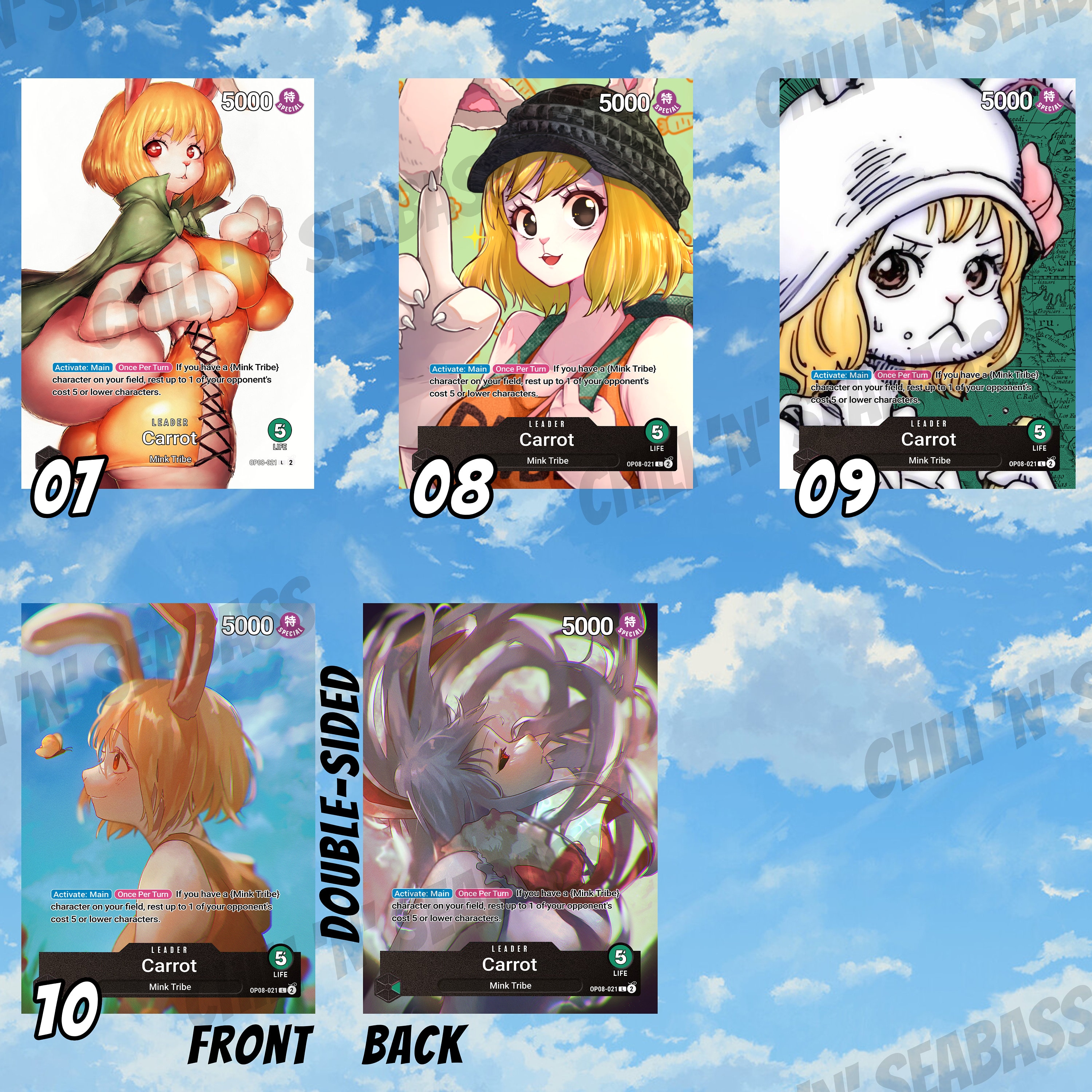 OP08 Custom Leader Cards OPTCG - Etsy