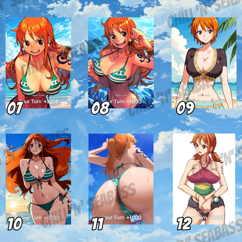 Nami DON!! Custom Proxy Cards - One Piece - Etsy