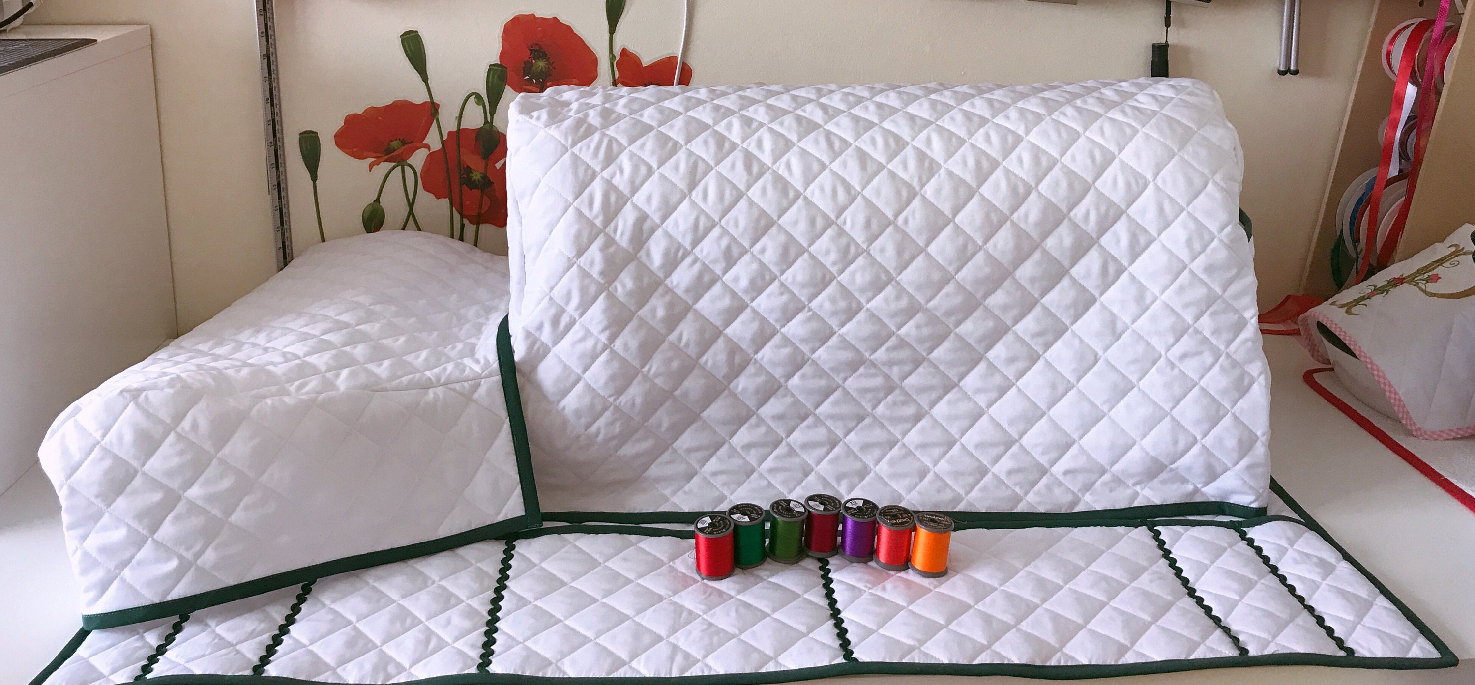 Brother Quattro 6000D Embroidery Machine Dust Cover, Quilted Mat - Etsy