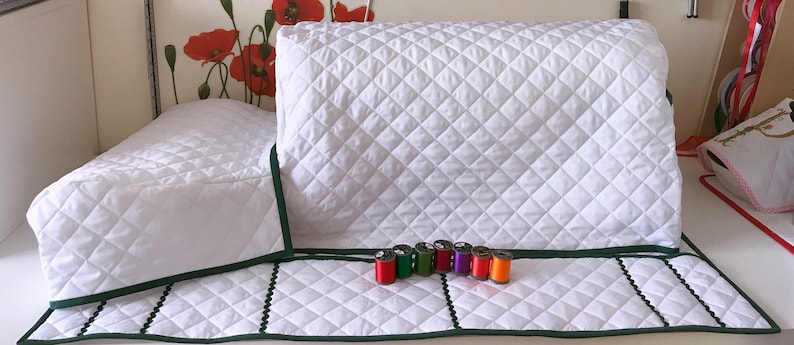 Brother Quattro 6000D Embroidery Machine Dust Cover, Quilted Mat - Etsy