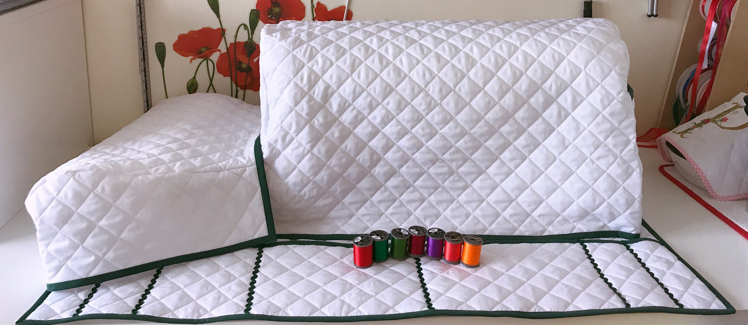 Brother Quattro 6000D Embroidery Machine Dust Cover, Quilted Mat - Etsy