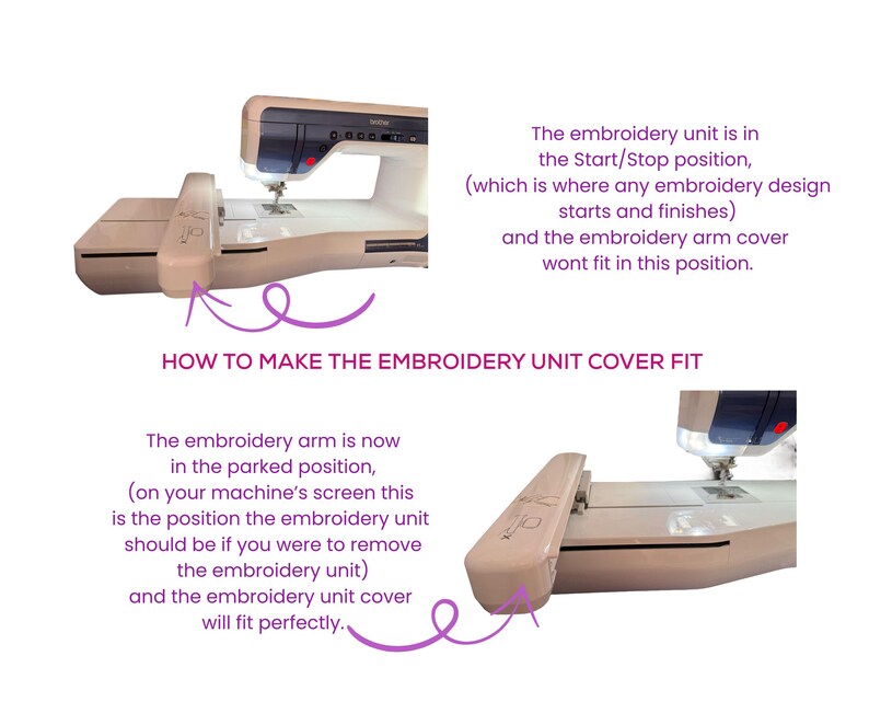 Brother Aveneer Embroidery Machine Protective Dust Cover Reusable ...