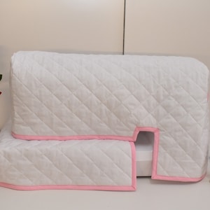 Janome 500e Embroidery Machine Dust Cover: Quilted Fabric, Optional Mat ...