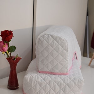 Janome 500e Embroidery Machine Dust Cover: Quilted Fabric, Optional Mat ...