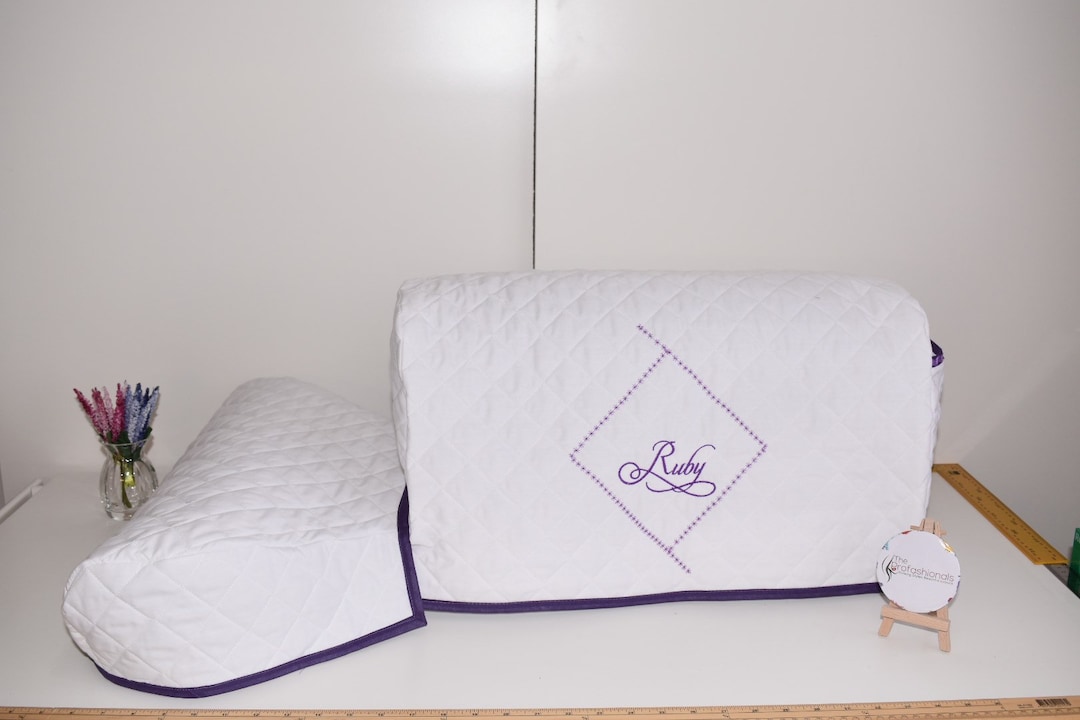 Husqvarna Viking Ruby Embroidery Machine Dust Cover and Mat, Quilted ...