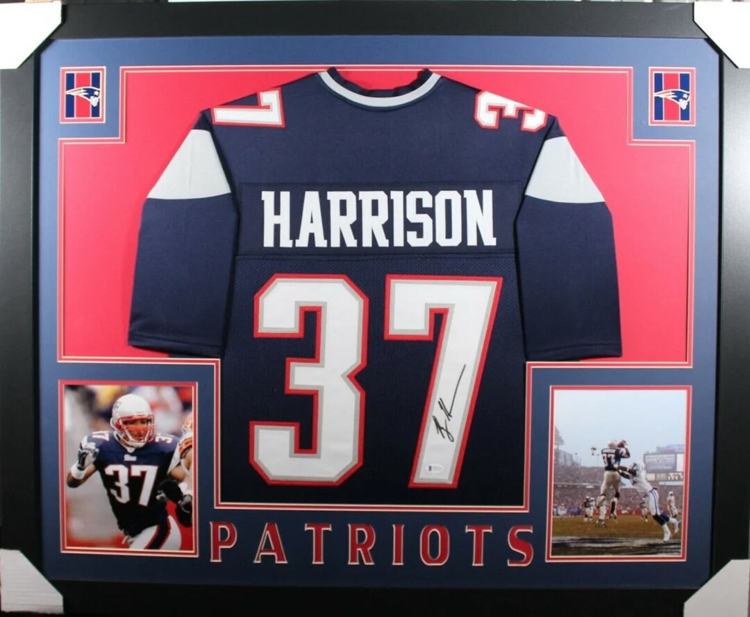Rodney Harrison Autographed Signed Framed New England Patriots Jersey ...