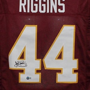 John Riggins Autographed Signed Framed Washington Jersey BECKETT COA - Etsy