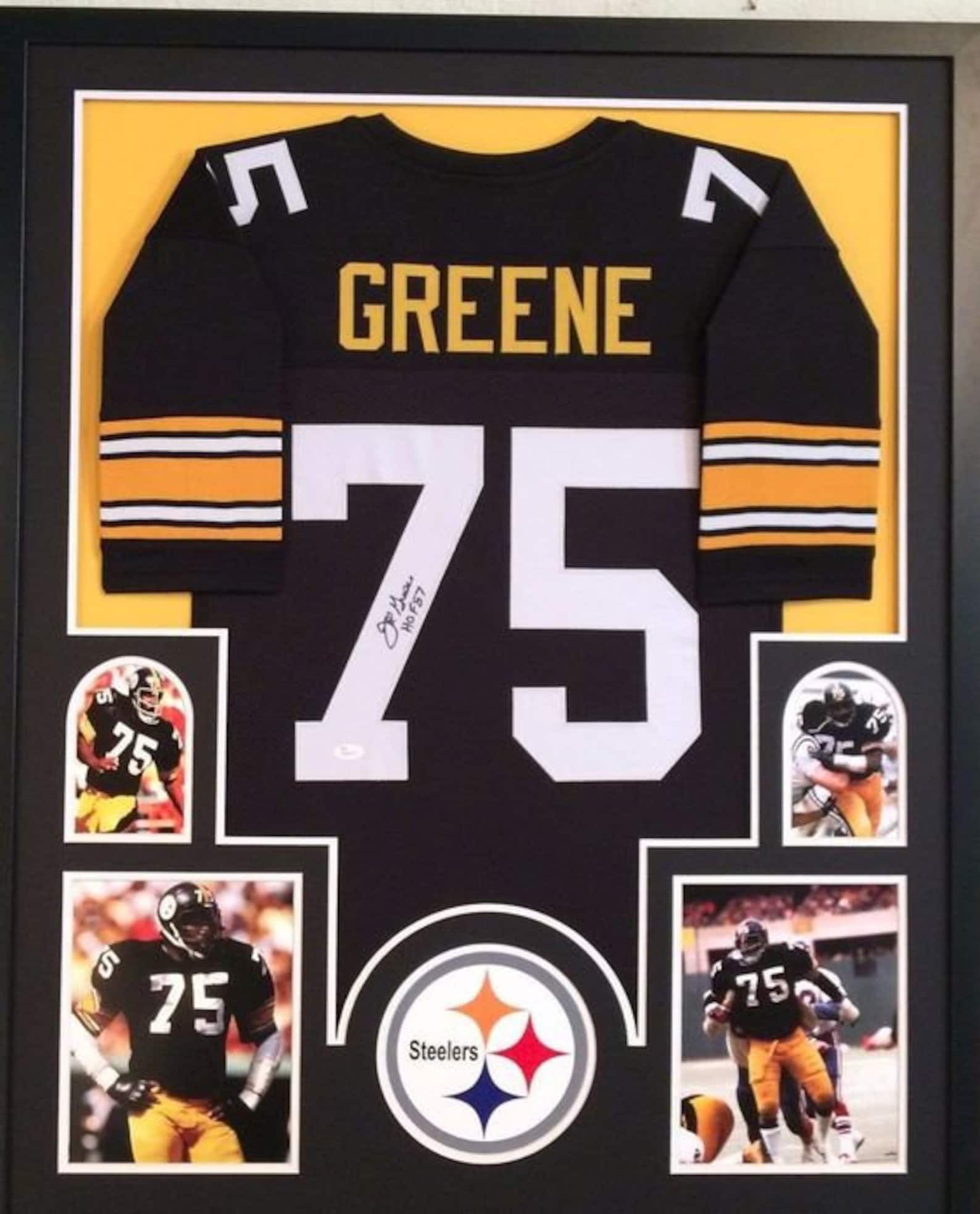 Mean Joe Greene Autographed Signed Framed Pittsburgh Steelers - Etsy