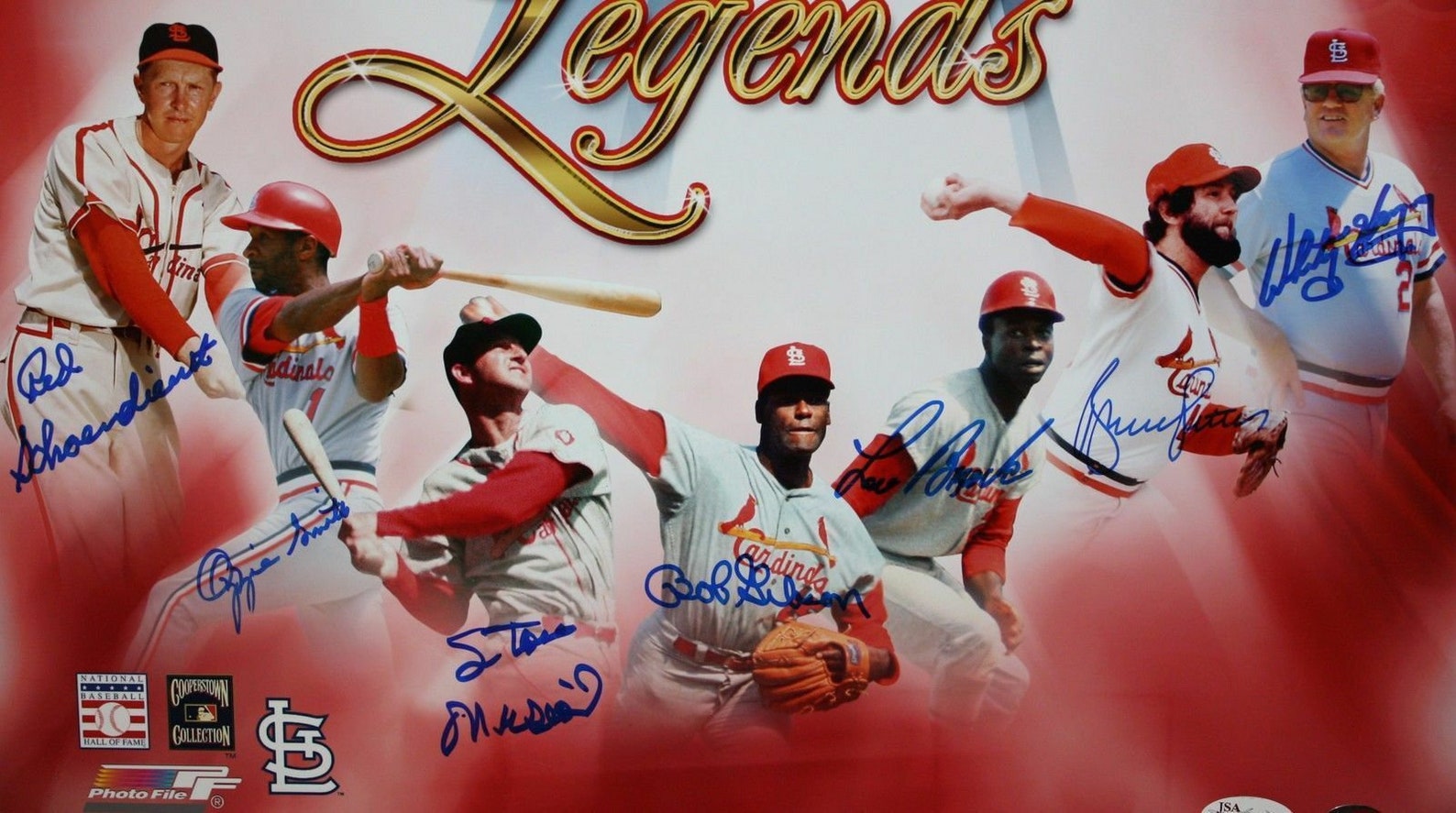 St Louis Cardinals Legends Autographed Signed 16x20 Photo JSA - Etsy St Louis Cardinals Legends Autographed Signed 16x20 Photo JSA - Etsy