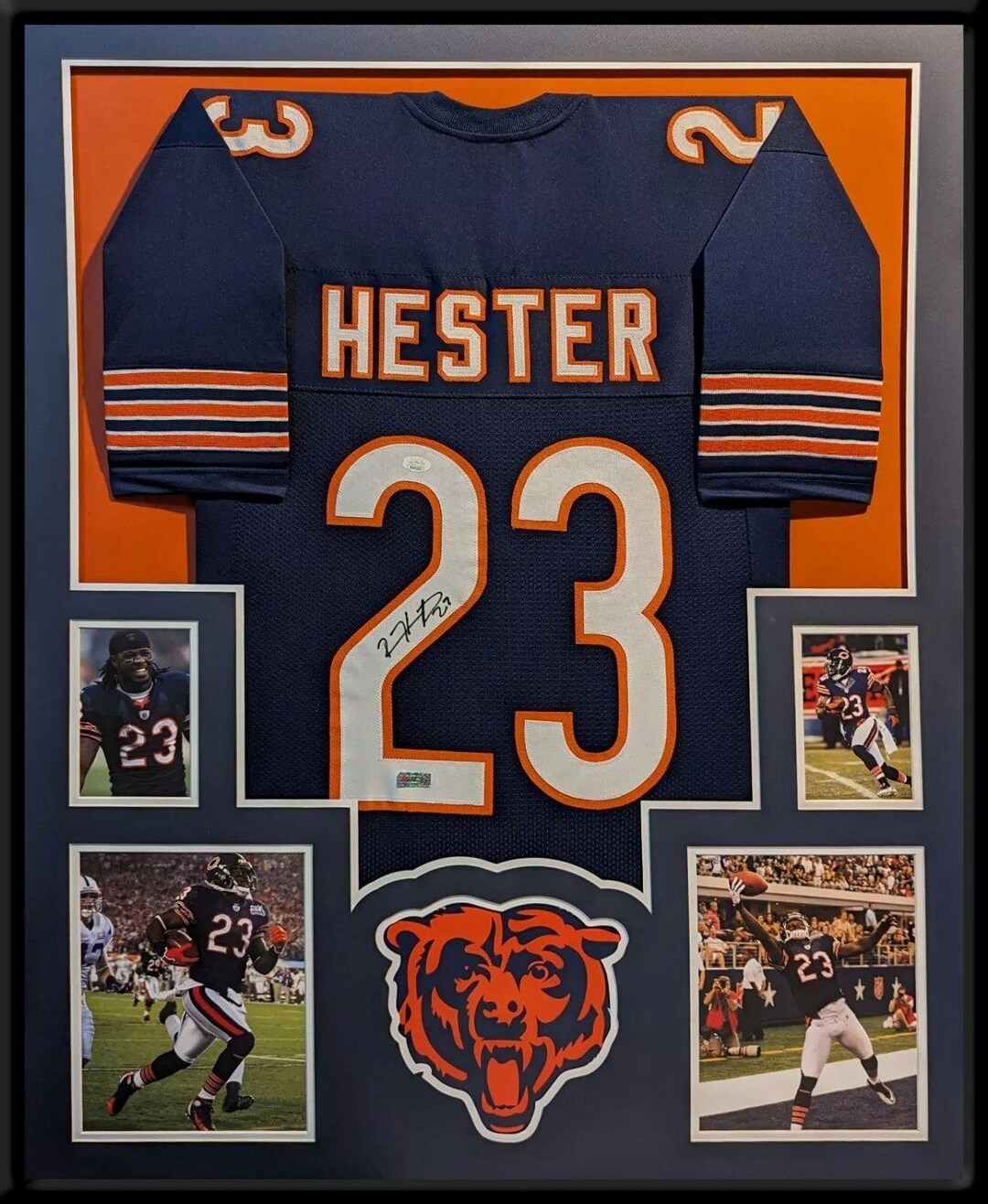 Devin Hester Autographed Signed Framed Chicago Bears Jersey JSA - Etsy