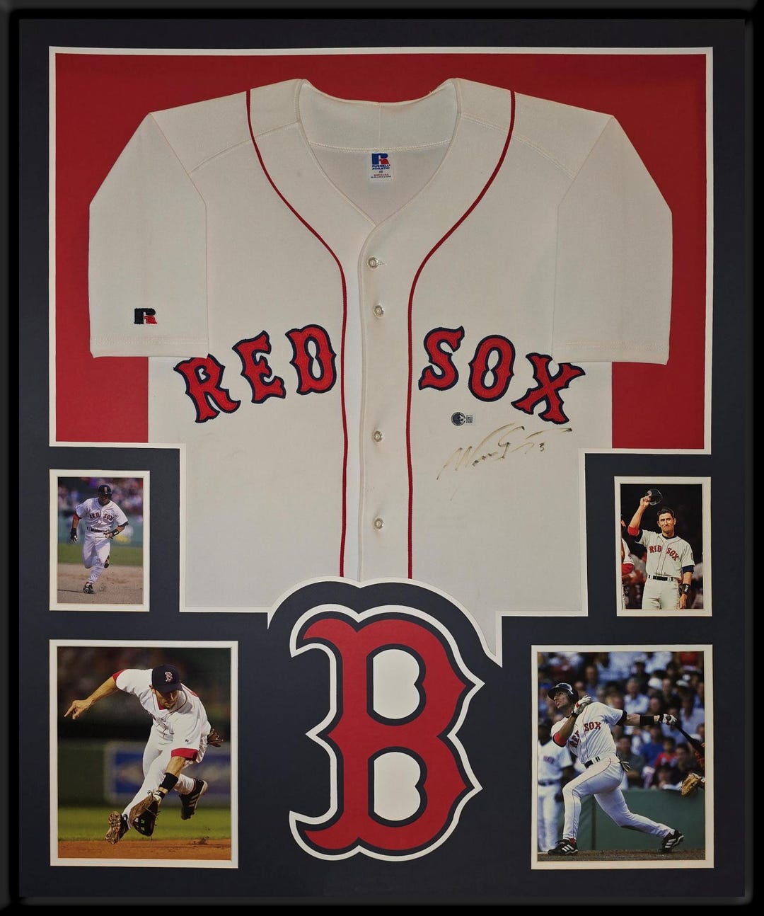 Nomar Garciaparra Autographed Signed Framed Boston Red Sox Jersey BECKETT - Etsy