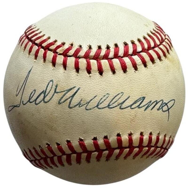 Ted Williams Signed Baseball - Etsy