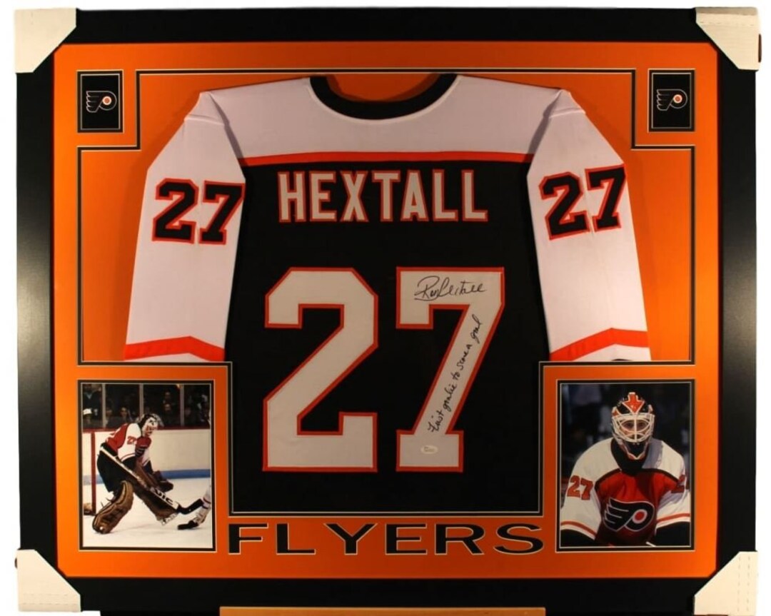 Ron Hextall Autographed Signed Framed Philadelphia Flyers Jersey JSA ...