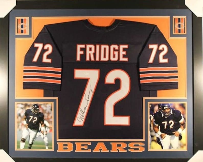 William Perry the Fridge Signed Autographed Framed | Etsy