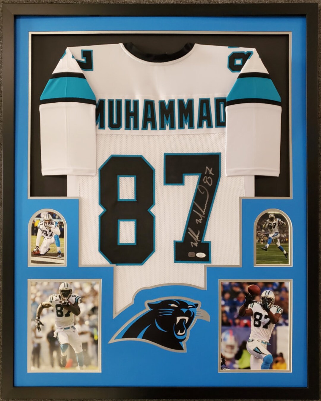 Muhsin Muhammad Autographed Signed Framed Carolina Panthers Jersey ...