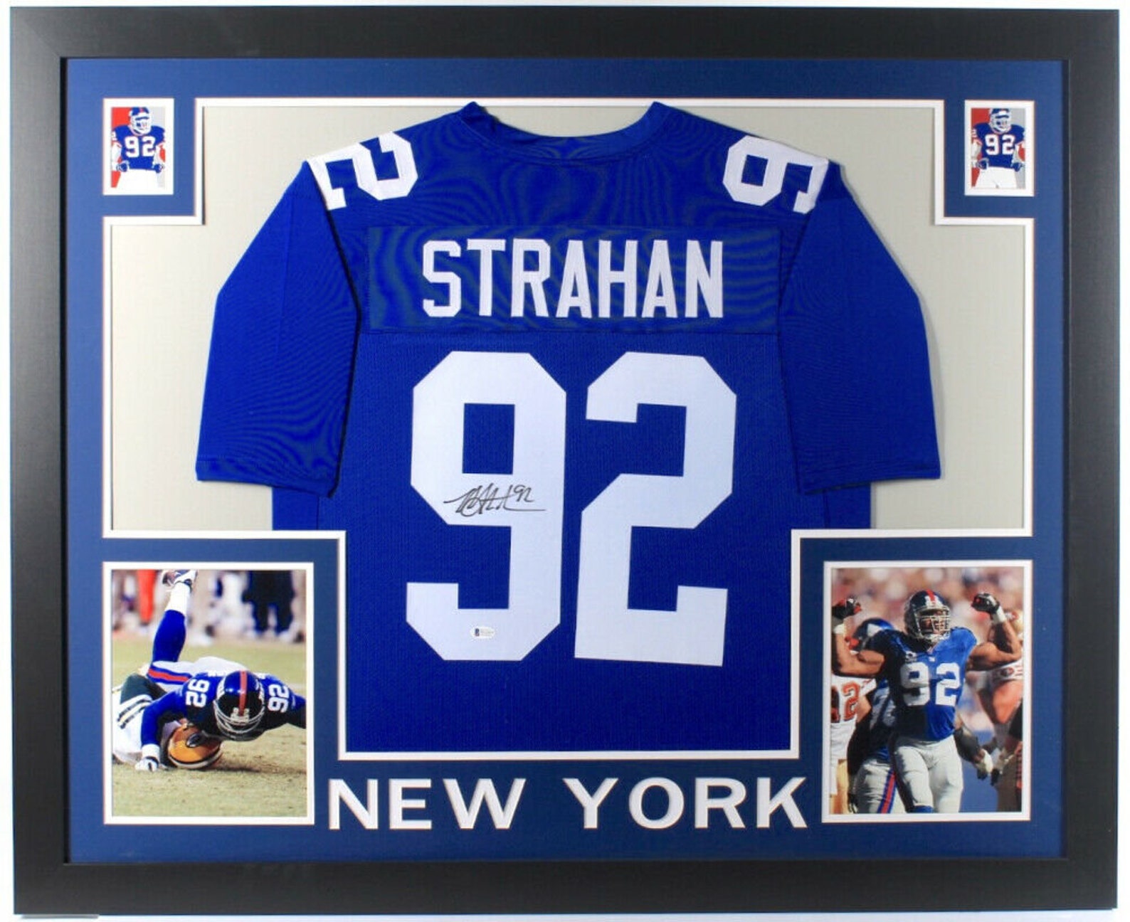 Michael Strahan Autographed Signed Framed New York Giants - Etsy