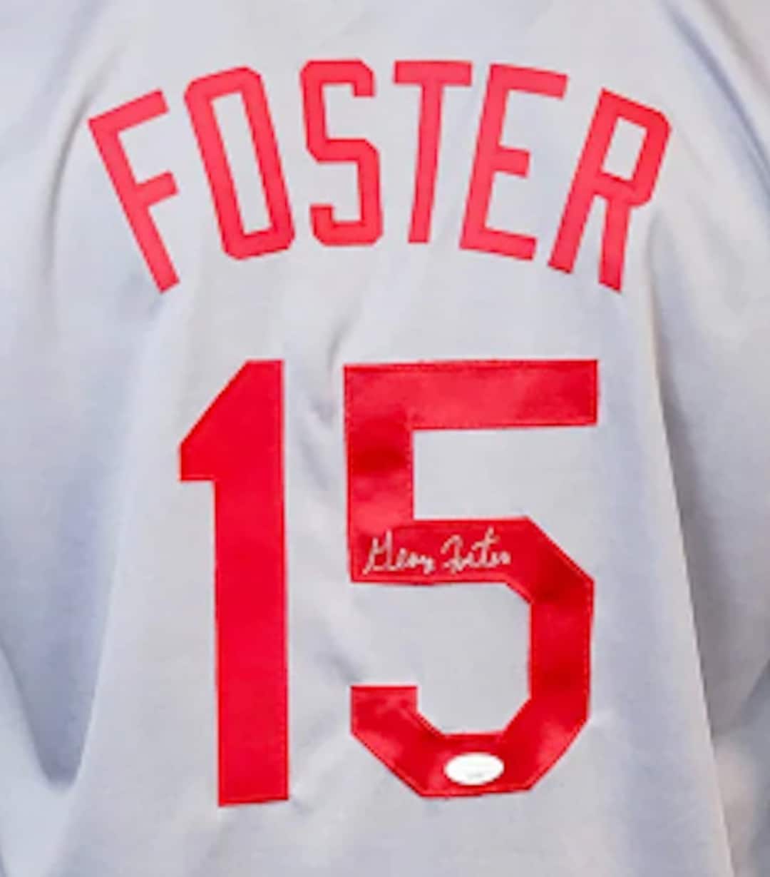 George Foster Autographed Signed Framed Cincinnati Reds Jersey JSA COA ...