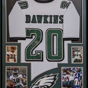 Brian Dawkins Autographed Signed Framed Philadelphia Eagles BECKETT - Etsy