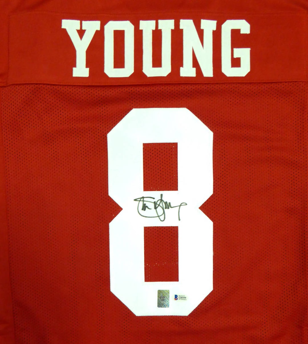 Steve Young Autographed Signed San Francisco 49ers Jersey JSA - Etsy