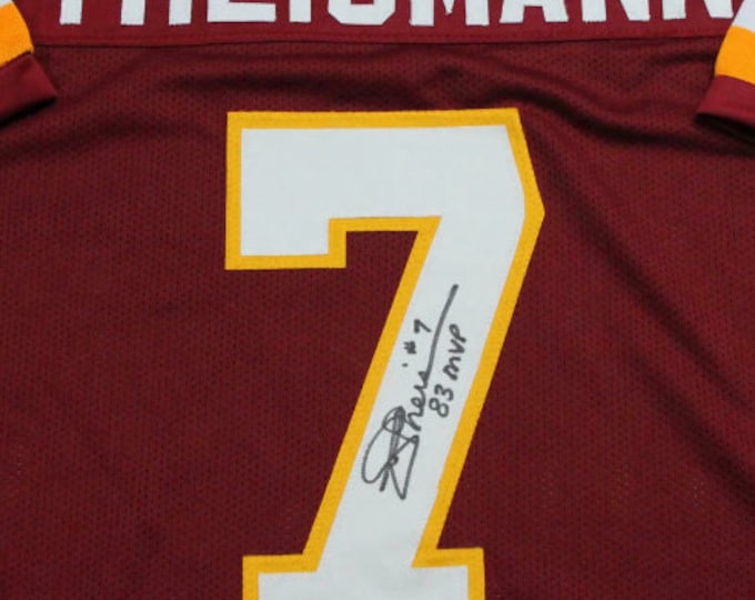 Joe Theismann Autographed Signed Washington Jersey JSA - Etsy