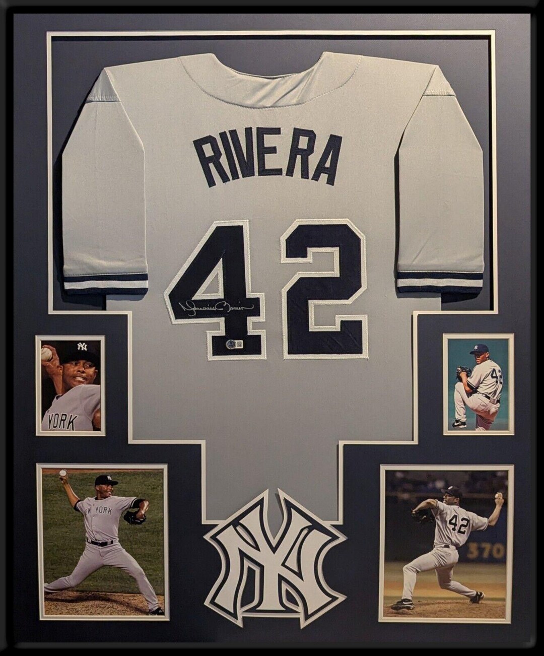 Mariano Rivera Autographed Signed Framed New York Yankees Jersey JSA - Etsy