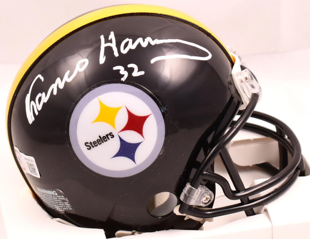 Franco Harris Autographed Signed Pittsburgh Steelers Mini Helmet ...