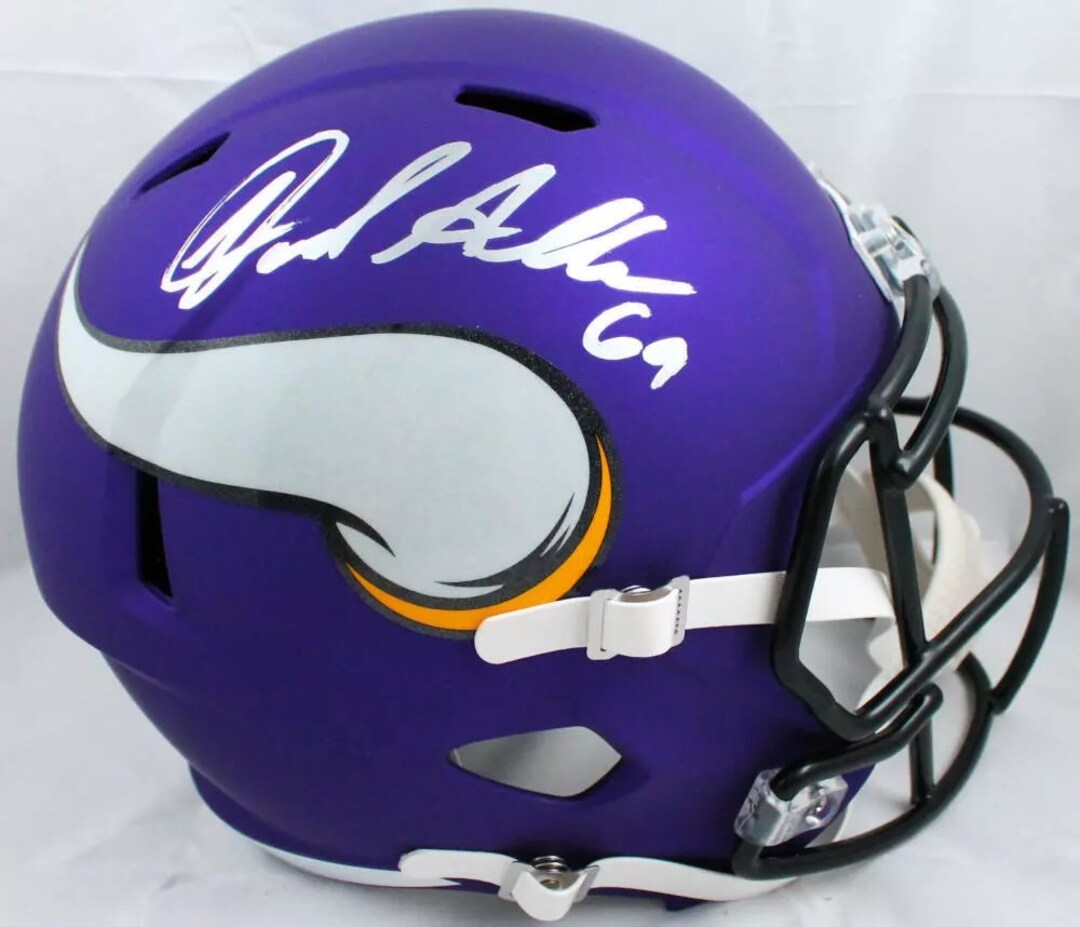 Jared Allen Autographed Signed Minnesota Vikings FS Helmet BECKETT - Etsy