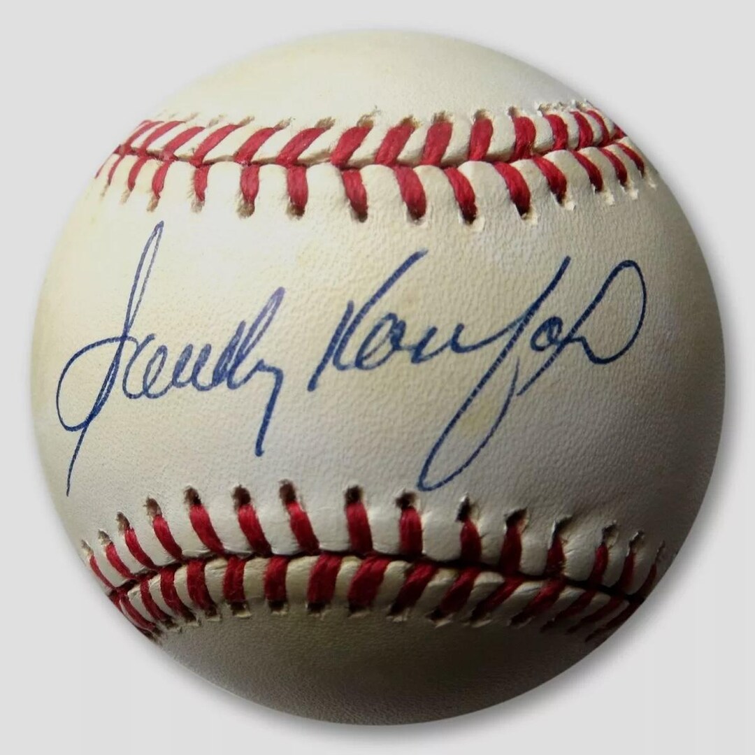 Sandy Koufax Dodgers Autographed Signed Baseball JSA COA - Etsy