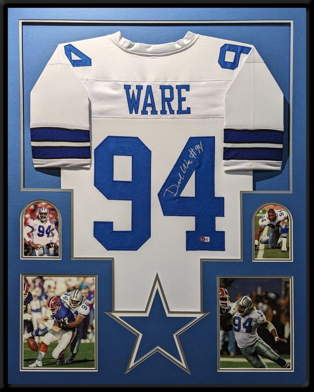 Demarcus Ware Autographed Signed Framed Dallas Cowboys Jersey BECKETT ...