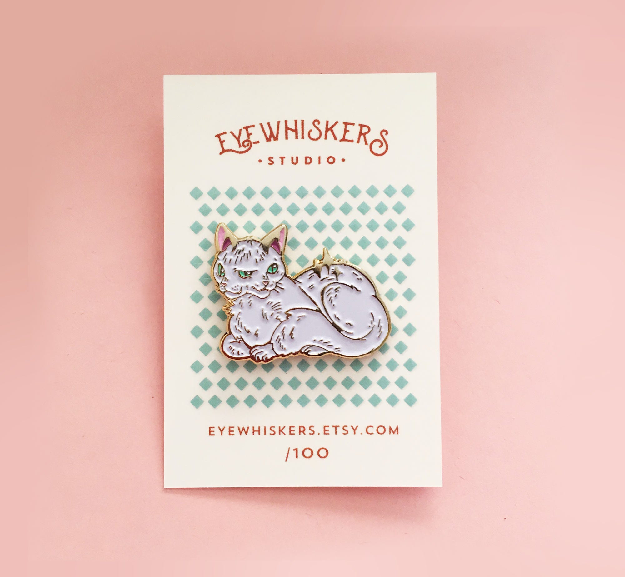 Cat Pin / Horror Pin / Cute Enamel Pin / Enamel Pin Cat / | Etsy