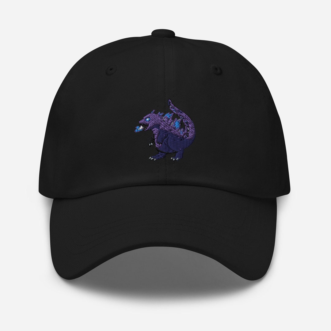 Godzilla Snapback, Round Baseball Cap, Godzilla Baseball Cap, Dragon ...